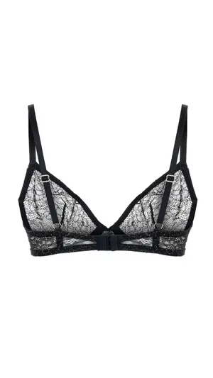 MERS SILK Shiny Lace Bra