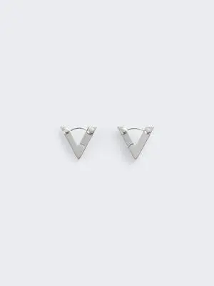 Bottega Veneta Rivet Earrings - Silver