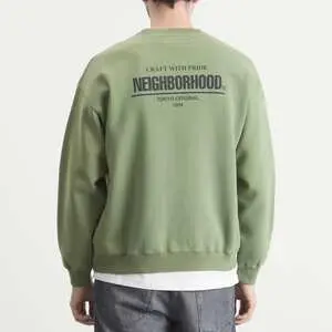 NEIGHBORHOOD Plain Logo Sweatshirt - Green