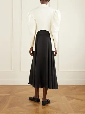 Simone Rocha Woven Open-back Blazer