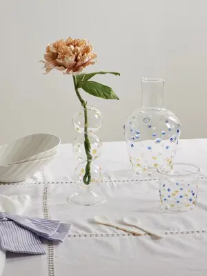 GOHAR WORLD Tall Glass Candleholder