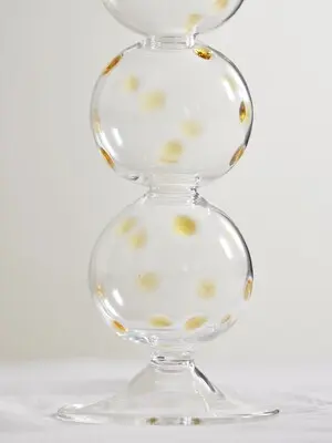 GOHAR WORLD Tall Glass Candleholder