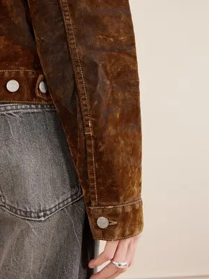 Acne Studios Flocked Denim Jacket