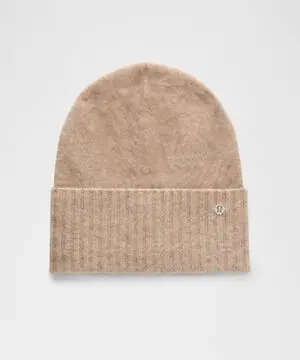 Lululemon Cashmere Beanie - Heathered Nutmeg