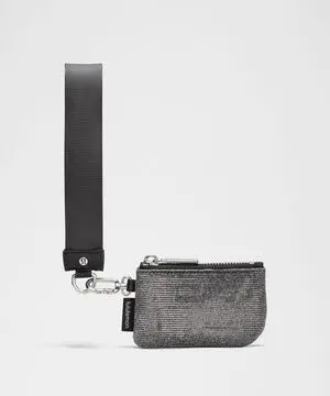 Lululemon Dual Pouch Wristlet - Dark Silver/graphite Grey/silver