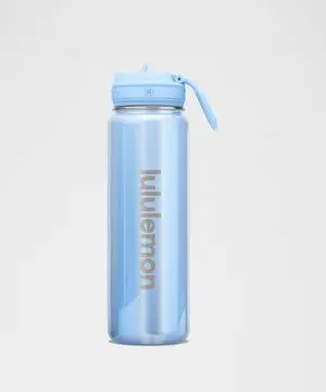 Lululemon Back To Life Sport Bottle 24oz Straw Lid - Sinatra Blue