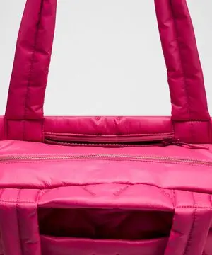 Lululemon Quilted Tote Bag - Berry Rumble