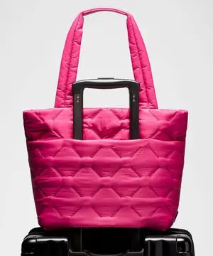 Lululemon Quilted Tote Bag - Berry Rumble