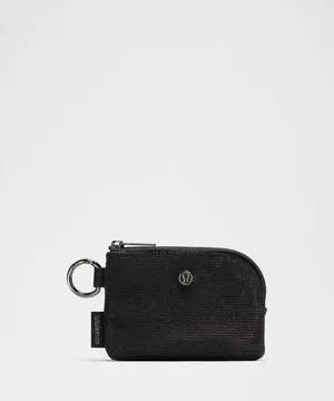 Lululemon Clippable Card Pouch - Black/gunmetal
