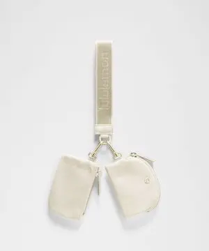 Lululemon Dual Pouch Wristlet - Light Ivory