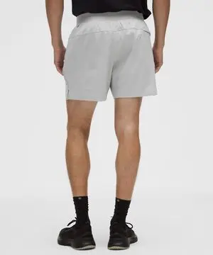 Lululemon Zeroed In Linerless Crinkle Texture Short 5 - Silver Drop