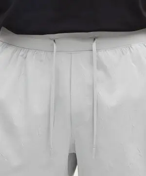 Lululemon Zeroed In Linerless Crinkle Texture Short 5 - Silver Drop