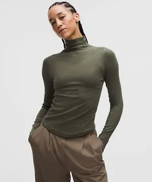 Turtleneck Performance Tops For Women