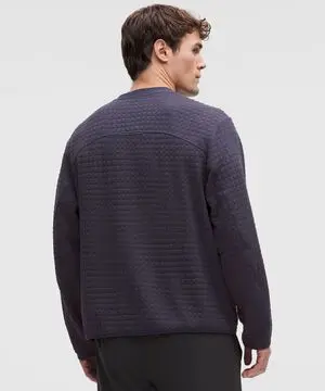 Lululemon 3d Waffle-knit Jacquard Pullover - Atmospheric Purple/atmospheric Purple