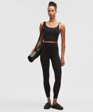 Lululemon Align™ Twist-strap Cropped Tank Top - Black