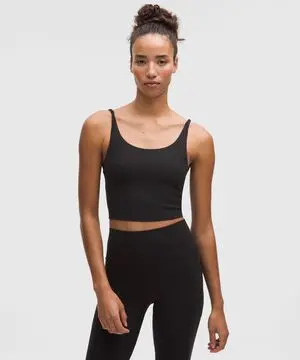 Lululemon Align™ Twist-strap Cropped Tank Top - Black