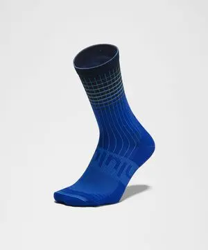 Lululemon Power Stride Crew Socks - True Navy/riverside