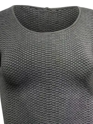 Sandro Peplum Knitted Blouse