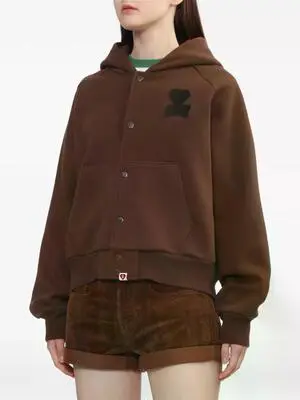 A BATHING APE Heart-applique Hoodie