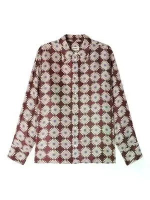 Sandro Floral-print Silk Shirt