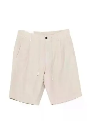Eleventy Drawstring Pleated Shorts