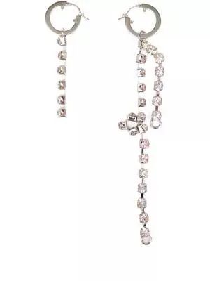 MAISON MARGIELA Polish-finish Drop Earrings - Silver