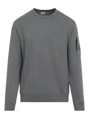 C.P. COMPANY Sleeve Patch Sweatshirt - Grey