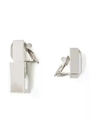 LANVIN Crystal-embellished Bar Clip-on Earrings