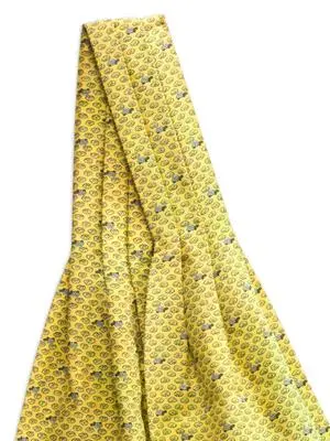 Hermès 2000s Turtle-print Silk Scarf
