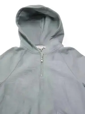 FRAME Quarter-zip Patch-pocket Hoodie