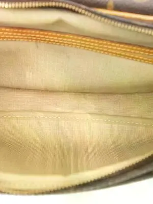 LOUIS VUITTON 2002 Monogram Reporter Pm Crossbody Bag - Brown