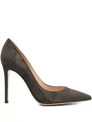 GIANVITO ROSSI Pointed-toe Suede Pumps
