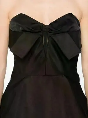Alexander McQueen Bow-detailed Peplum Top