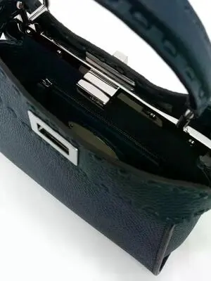 Fendi Mini Pebbled Leather Tote