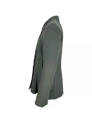 Prada Herringbone Single-breasted Pea Coat