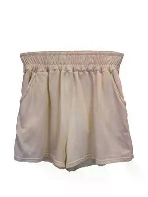 THE FRANKIE SHOP Cotton Ribbed Shorts
