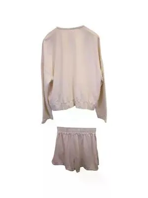 THE FRANKIE SHOP Cotton Ribbed Shorts