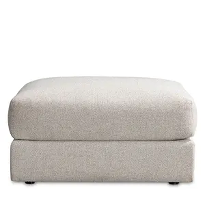BERNHARDT Verano Fabric Ottoman - - - Beige