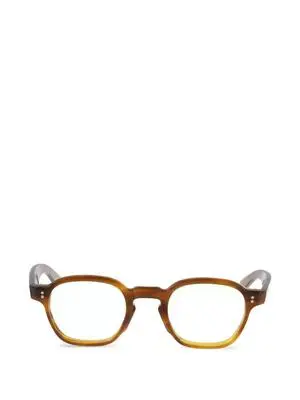 KADOR K-master Round-frame Glasses - Brown