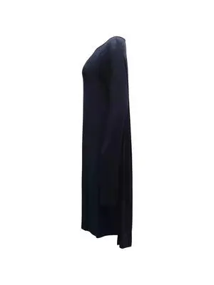 Vince Cotton Midi Dress With Side Slits