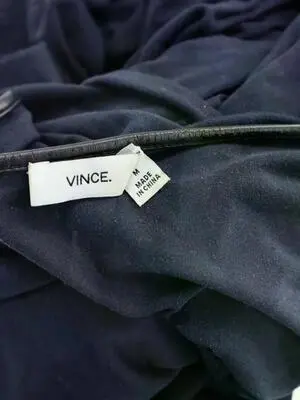 Vince Cotton Midi Dress With Side Slits