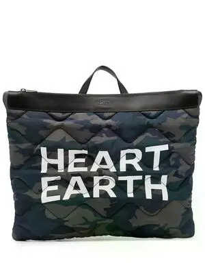 PORTS V Camouflage-print Backpack - Blue
