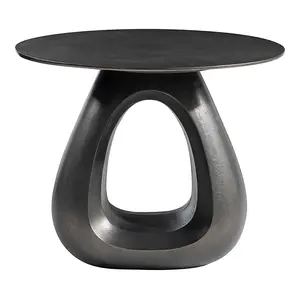 BERNHARDT Ursa Side Table - Black Nickel Finish