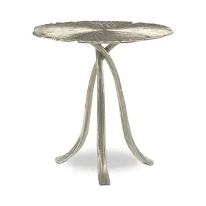 BERNHARDT Annabella Side Table - Satin Nickel