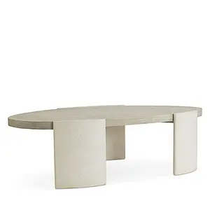 BERNHARDT Arcadia Cocktail Table - Clay Finish Top/silt Finish Sides