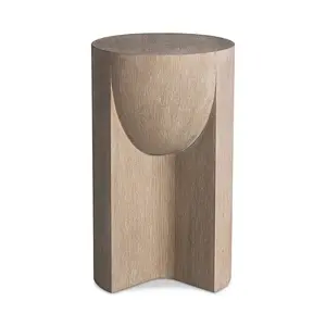 BERNHARDT Loggia Side Table 14 - Wirebrushed Oak In Aria Finish