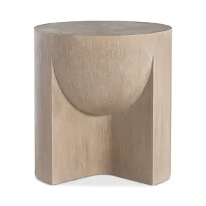 BERNHARDT Loggia Side Table 22 - Wirebrushed Oak In Aria Finish