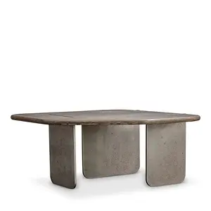 BERNHARDT Melba Cocktail Table, 36 - Wood In Puma Finish/metal In Graphite F