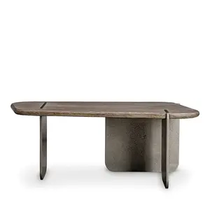 BERNHARDT Melba Side Table - Wood In Puma Finish/metal In Graphite F