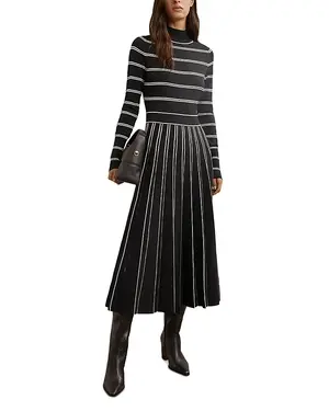 Striped Midi